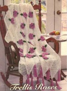 Many Roses Afghan to Crochet Free Patterns and Ideas | Free Crochet ...